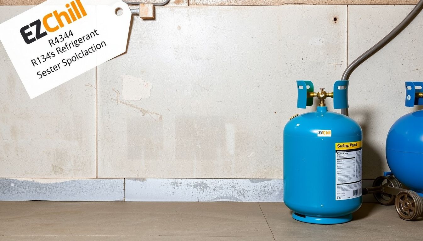 ez chill r134a refrigerant how to use for Efficient Car AC Recharge