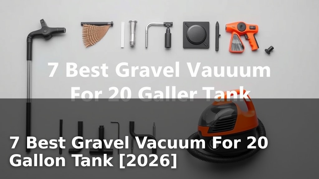7 Best Gravel Vacuum For 20 Gallon Tank [2026]