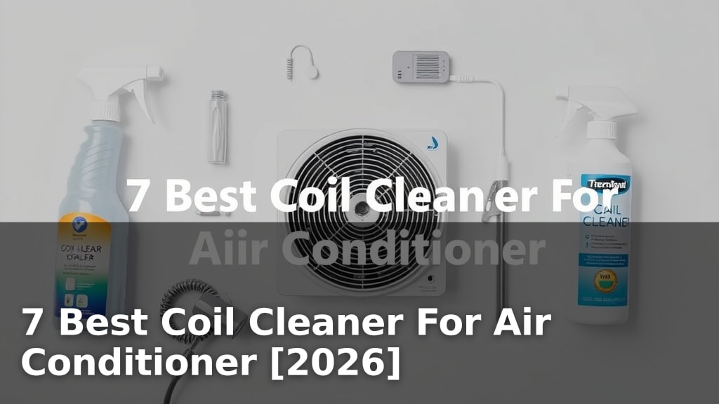 7 Best Coil Cleaner For Air Conditioner [2026]