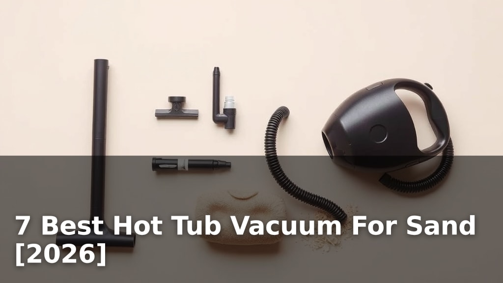 7 Best Hot Tub Vacuum For Sand [2026]